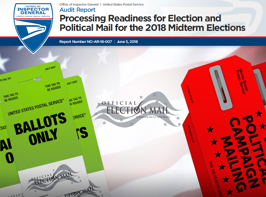 Processing Readiness for Election and Political Mail for the 2018 ...