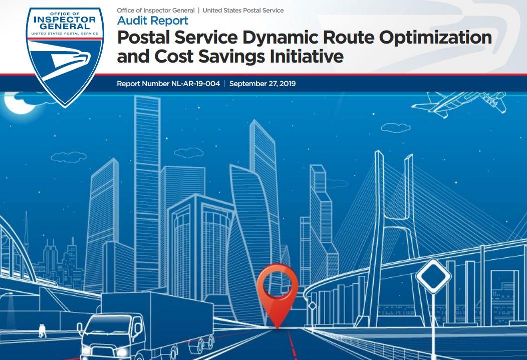 Postal Service Dynamic Route Optimization and Cost Savings Initiative ...