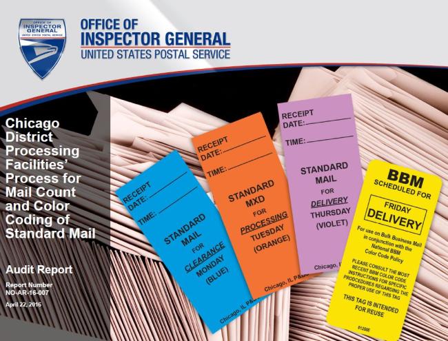 Chicago District Processing Facilities' Process for Mail Count and ...
