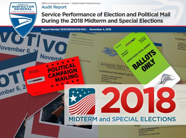 Service Performance of Election and Political Mail During the 2018 ...
