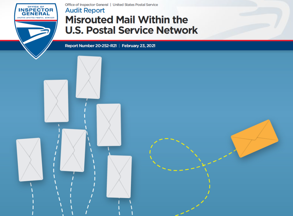 Misrouted Mail Within the U.S. Postal Service Network | Office of ...